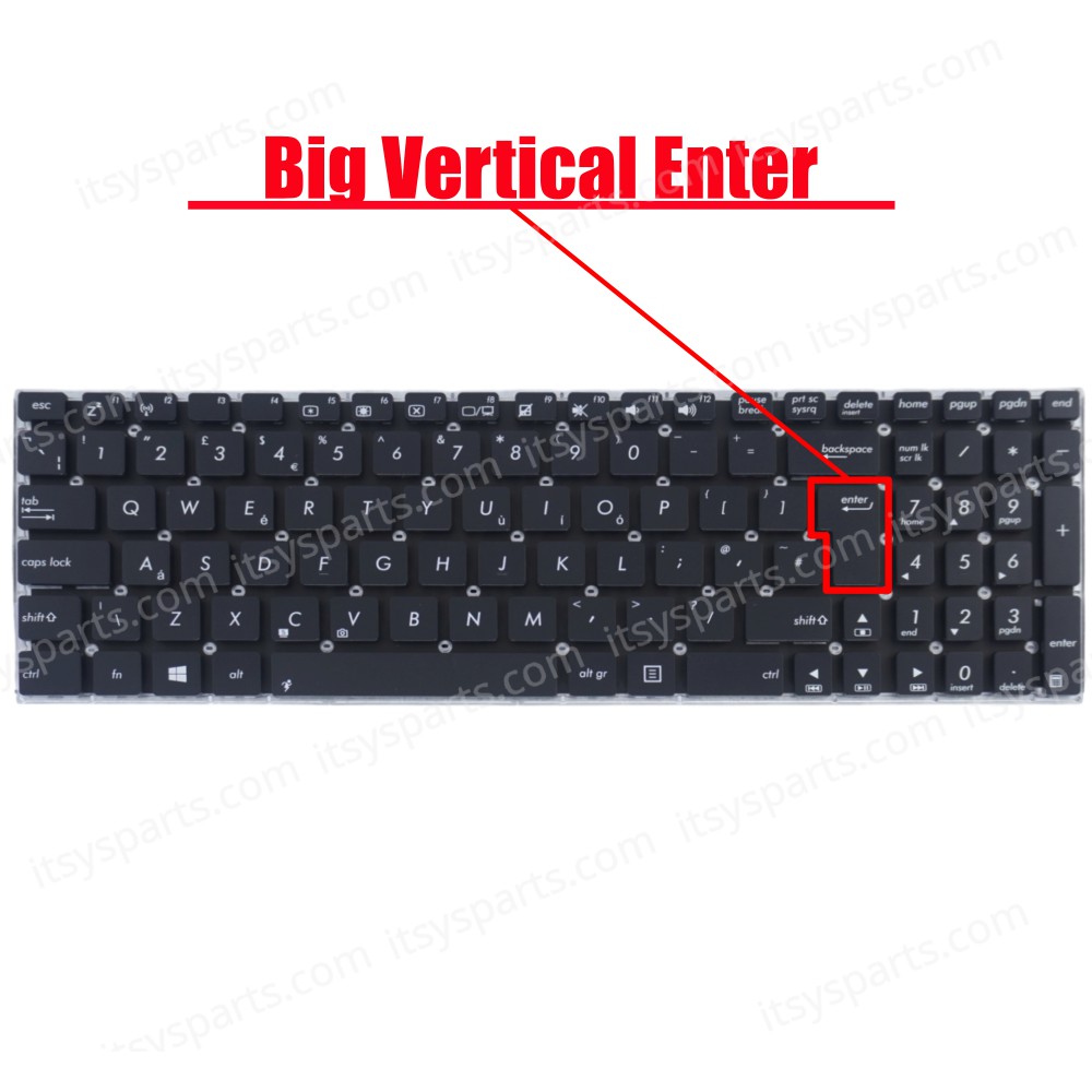 Πληκτρολόγιο Laptop ASUS X555 X555B X555L X555LA X555LD X555LN X555LP ...