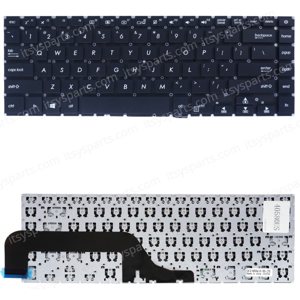 Πλήκτρολόγιο-Keyboard Laptop Asus VivoBook 15 X505BA X505 X505BP NSK ...