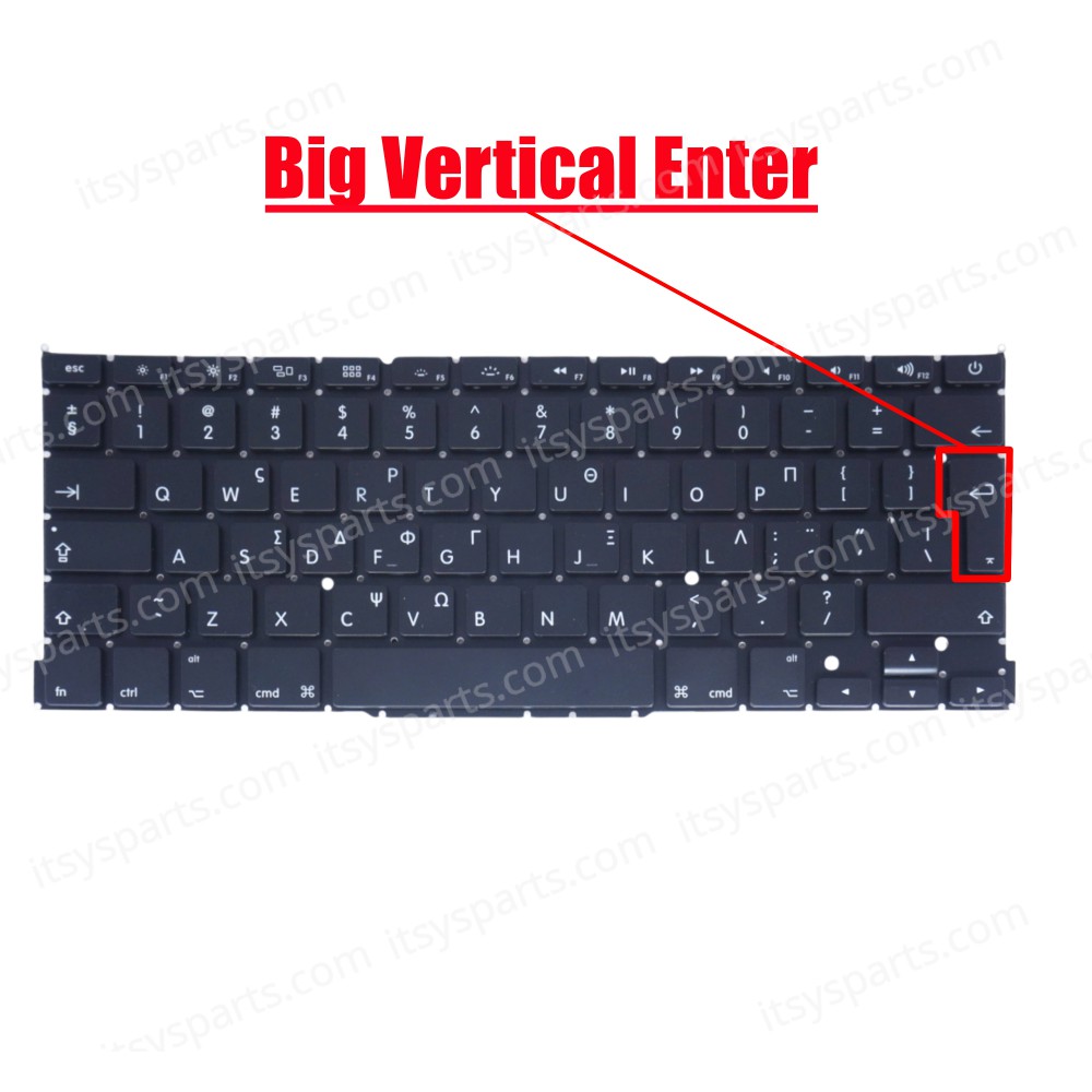 Πληκτρολόγιο Ελληνικό - Greek Keyboard Laptop A1502 Keyboard Black ...