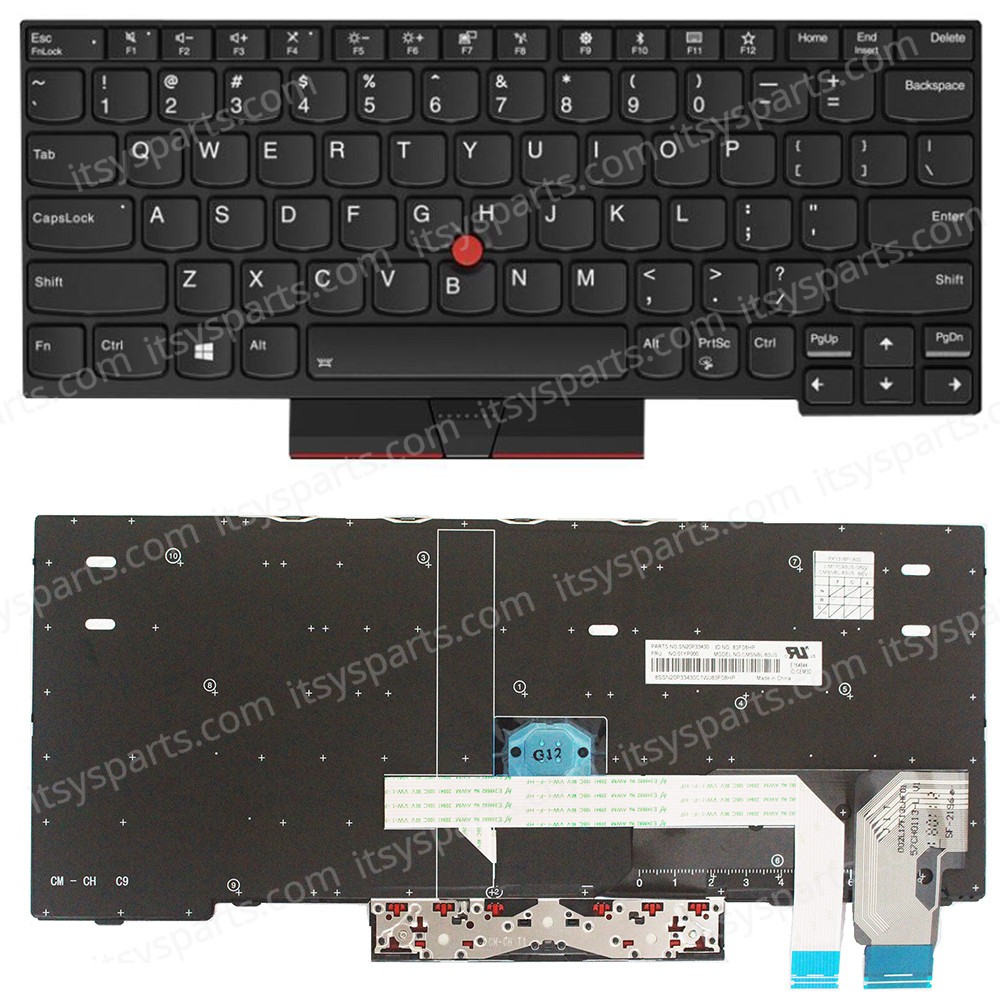 Πληκτρολόγιο Laptop Keyboard for Lenovo ThinkPad X280 X390 A285 X395 ...