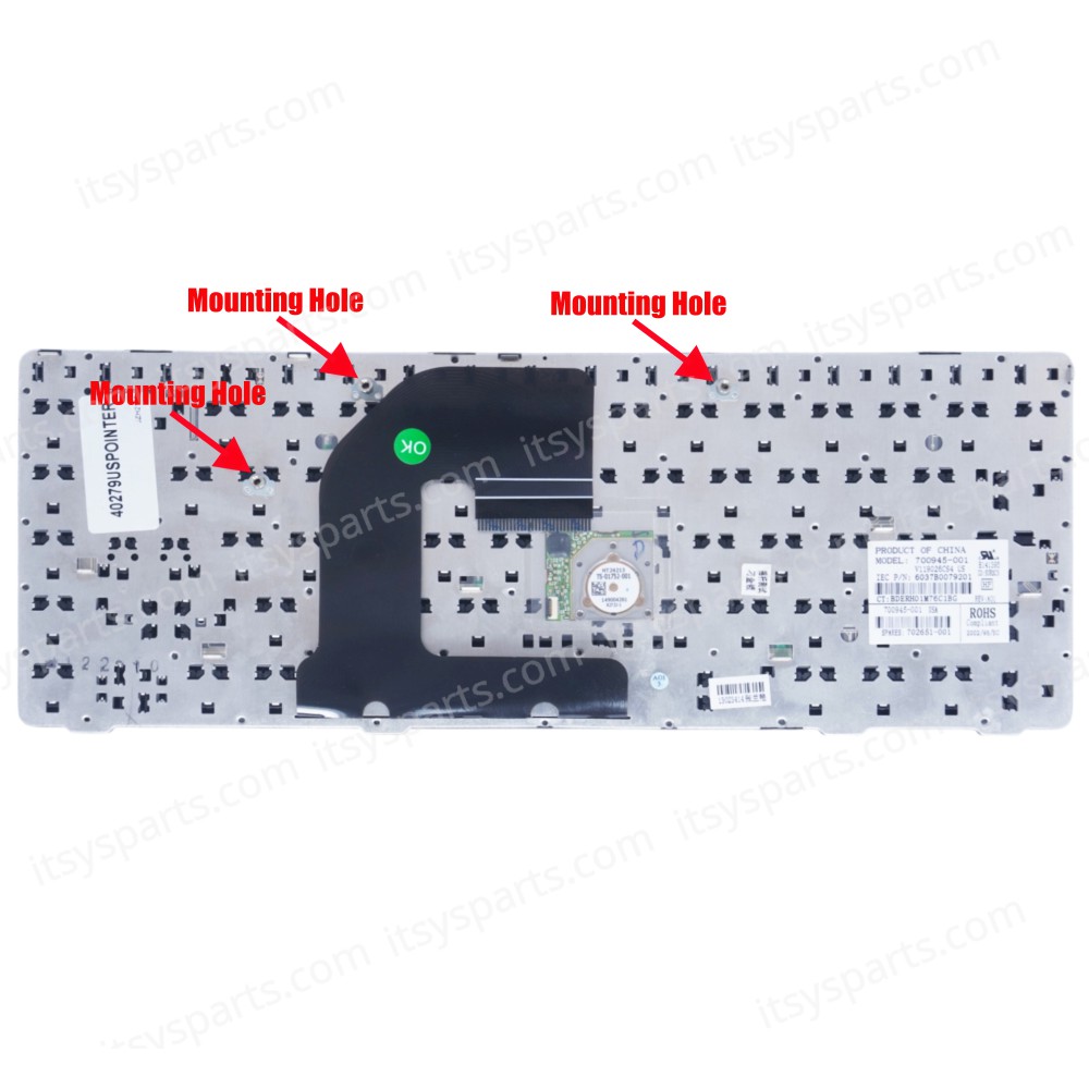 Πληκτρολόγιο - Keyboard Laptop HP Probook 6460b 6465b 6470b 6475b 6460b ...