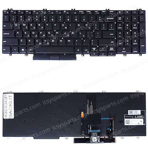 Πληκτρολόγιο Ελληνικό - Greek Laptop Keyboard για Dell Latitude 5500 ...