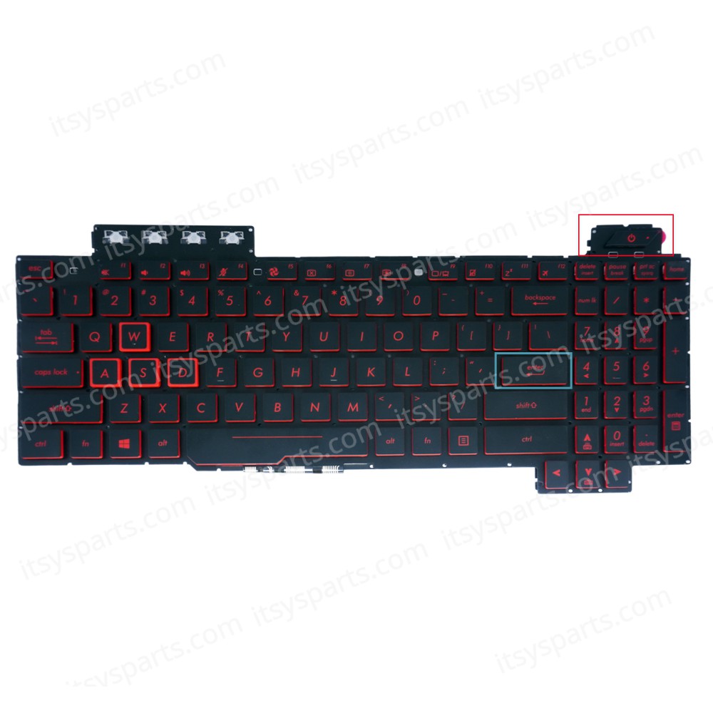 Πληκτρολόγιο - Laptop Keyboard για Asus TUF Gaming FX505DT FX505DU ...