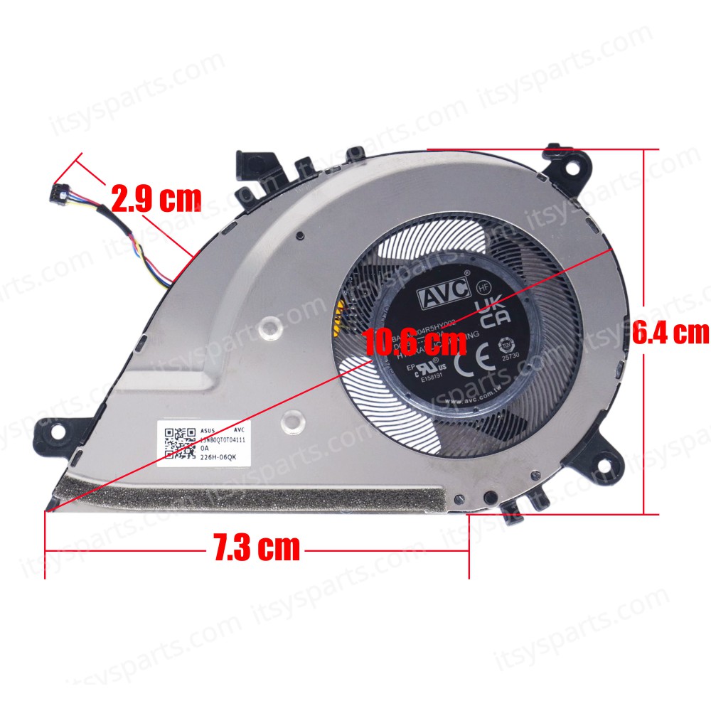 Ανεμιστηράκι Laptop - GPU Cooling Fan για Asus ZenBook Flip 13 UX363 ...