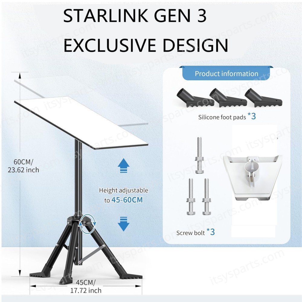 Αναδιπλούμενο Τρίποδο - Foldable Tripod Stand for Starlink Gen 3 V3 ...