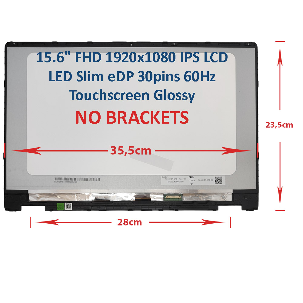 Οθόνη Laptop - Screen monitor For HP Pavilion X360 15-DQ N156HCA-EAB ...